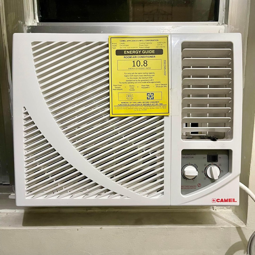 Window Type Air-con: Camel CACW-09M 1.0HP, TV & Home Appliances, Air ...