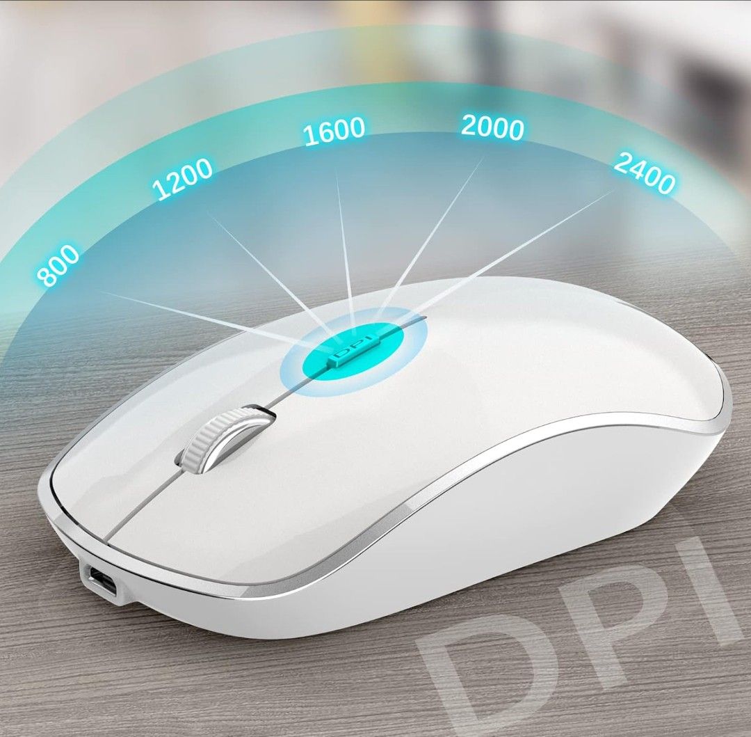 Wireless Keyboard and Mouse Rechargeable JOYACCESS Wireless Keyboard Mouse Ergonomic,Slim,2.4G ...