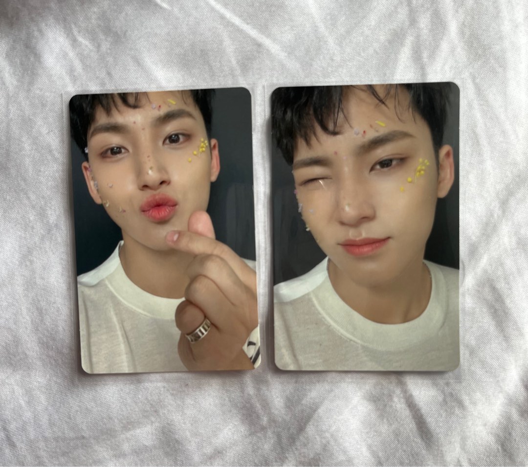 wts seventeen svt fallin flower japan lim a and c mingyu album pcs ...