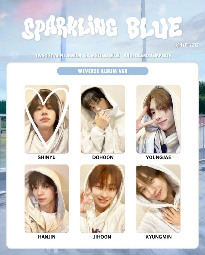 WTT tws sparkling blue weverse album kyungmin pc, Hobbies & Toys, Memorabilia & Collectibles, K ...