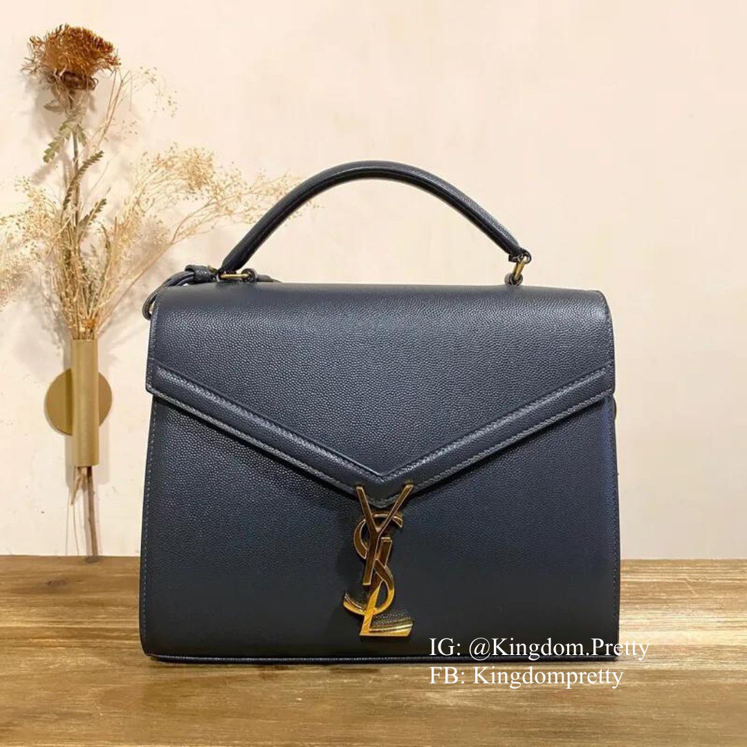 YSL Saint Laurent Monogram Cassandra Envelope Top Handle Flap Bag in ...