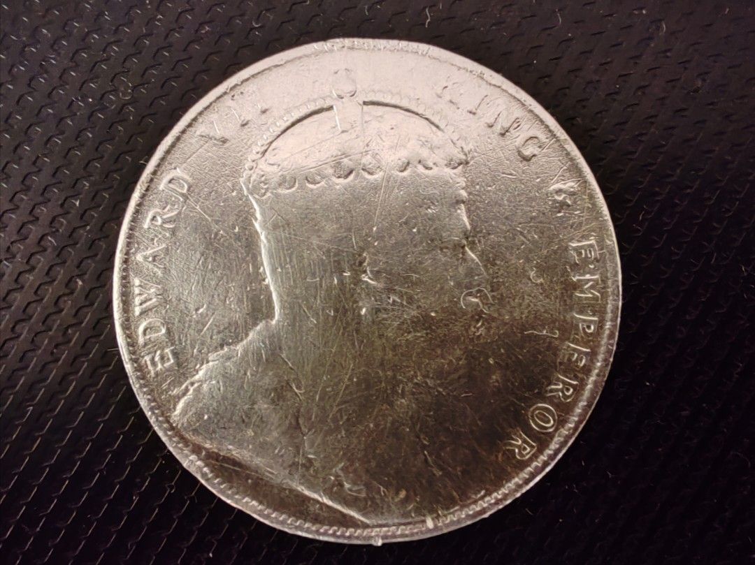 1 Dollar Straits Settlements King Edward VII 1908 Silver Coin, Hobbies & Toys, Collectibles ...
