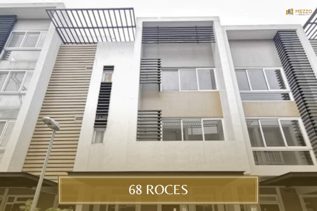 68 Roces Three Storey Middle Unit Townhouse, Property, For Sale ...