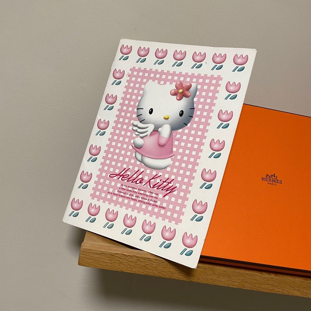 絕版 正版 hello Kitty 1997日本製 notebook, 書籍、休閒與玩具, 文具、藝術、手工藝, 文具、上學用品在旋轉拍賣