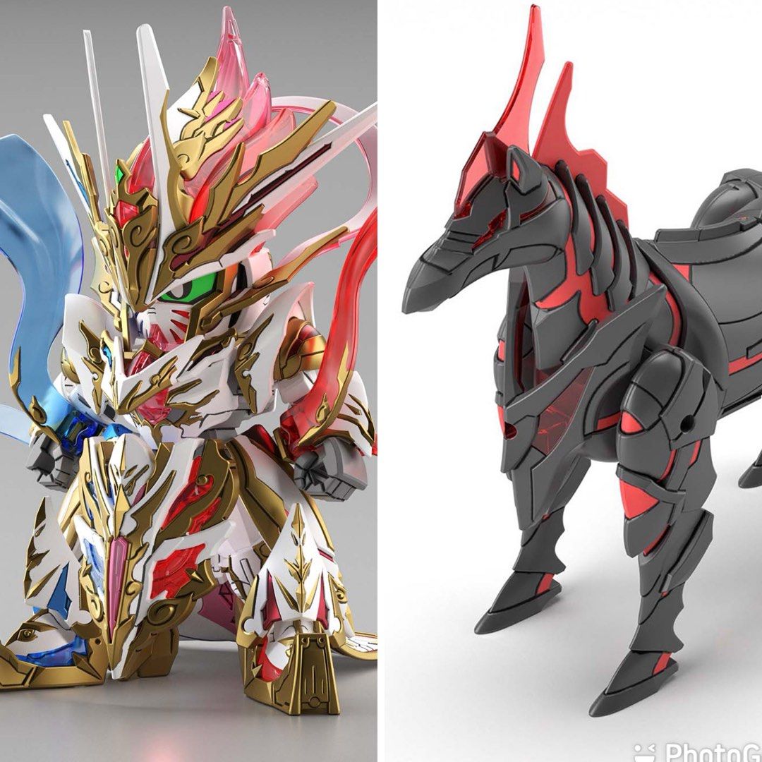 全新 「一套兩款」 SDW HEROES 齊天大聖 悟空 脈衝高達 闘戰勝佛高達 + 軍馬 套裝 三國創傑傳 三國傳 三國伝 SD高達 BB戰士 SD Gundam 高達模型 SDW 高達世界 ...