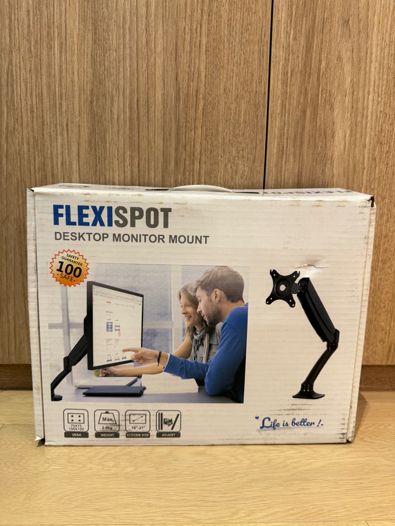 螢幕支架[專業打機][工作設計][雙屏必備] Flexispot Deskstop Monitor Mount, 電腦＆科技, 電腦周邊及配件 ...