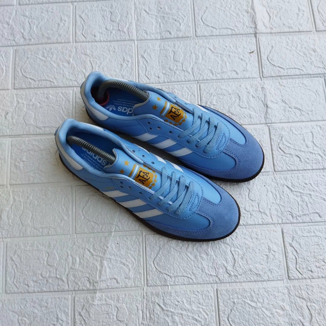 Adidas SAMBA argentina, Fesyen Pria, Sepatu , Sneakers di Carousell
