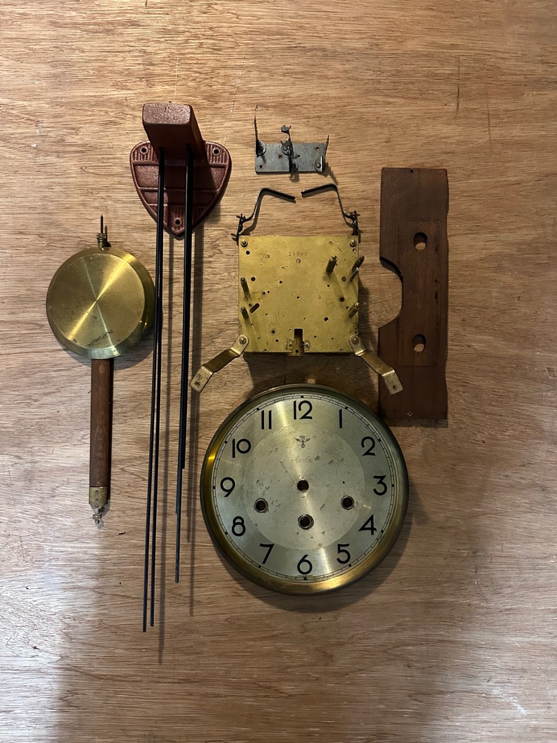 Antique FMS German Clock (Parts), Furniture & Home Living, Home Decor ...