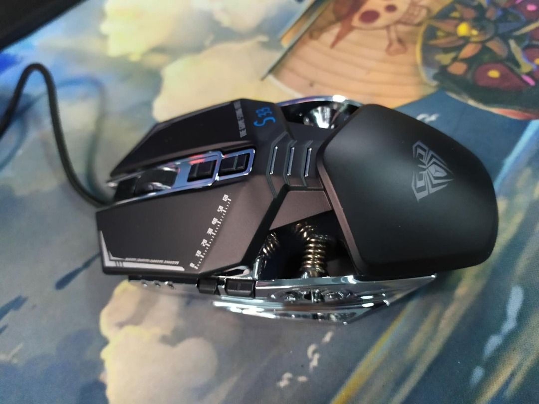 AULA MOUNTAIN S33 WIRED GAMING MOUSE, Computers & Tech, Parts ...