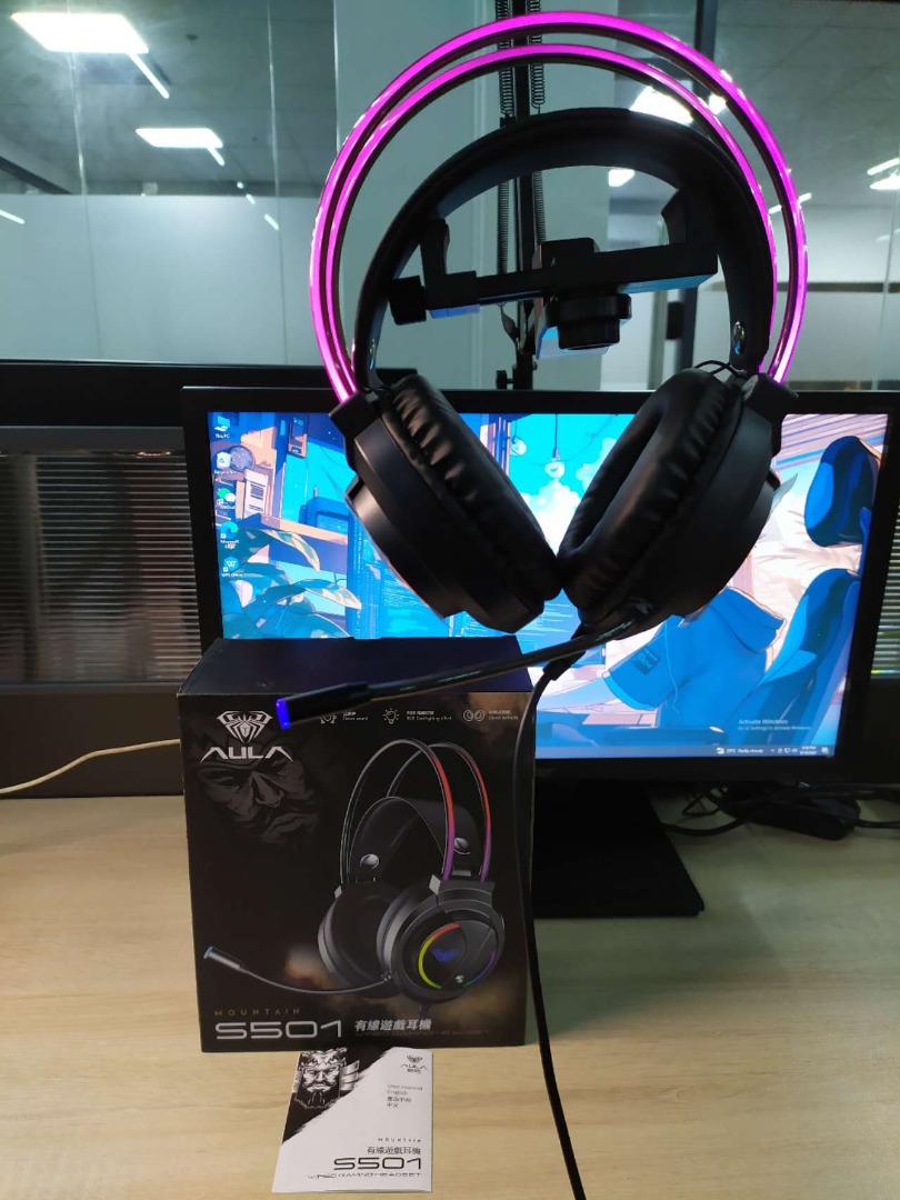 AULA Mountain S501 Gaming headphone, Computers & Tech, Parts ...