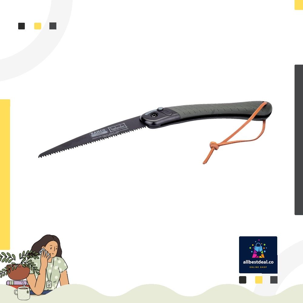 Bahco 396-LAP Laplander Folding Saw, 9-Inch Blade, 7 TPI (Folding Saw ...