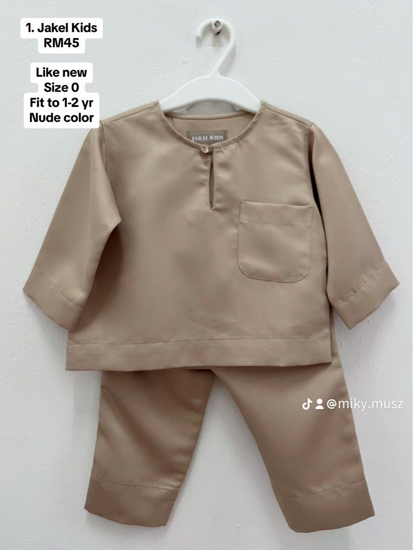 Baju Melayu Kids Jakel, Babies & Kids, Babies & Kids Fashion on Carousell