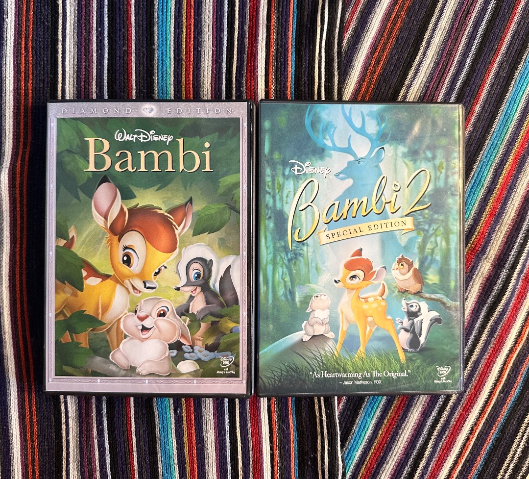 Bambi & Bambi 2 - Set of 2 Original Disney DVDs - P275 Only!!, Hobbies ...
