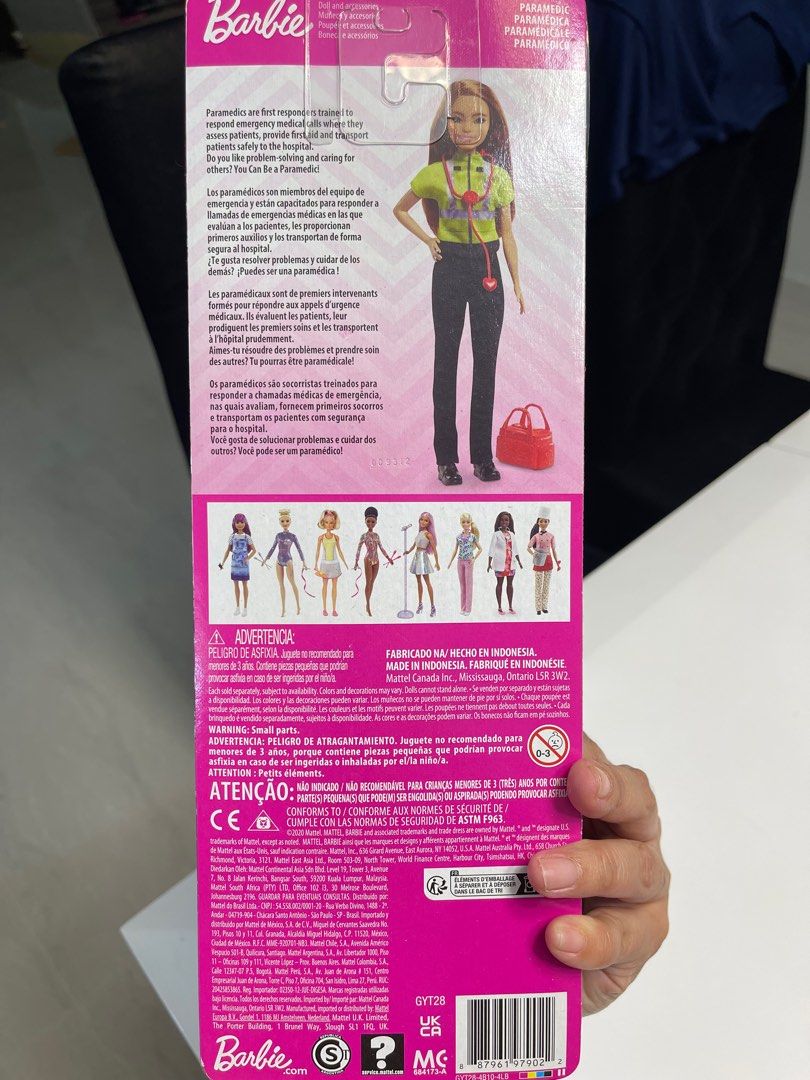 Barbie paramedic, Hobbies & Toys, Toys & Games on Carousell