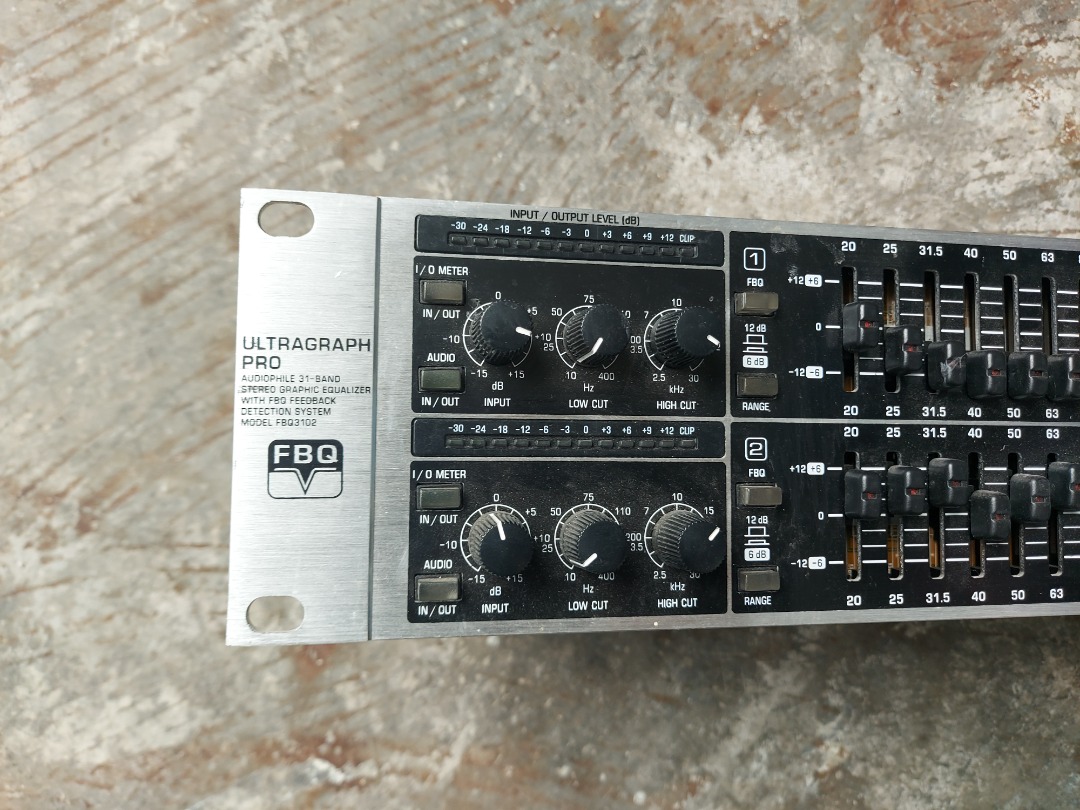 Behringer Ultragraph Pro FBQ3102 Equalizer, Audio, Other Audio ...