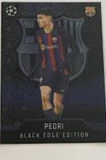 Black limited edition Pedri Football card, Hobbies & Toys, Toys & Games ...