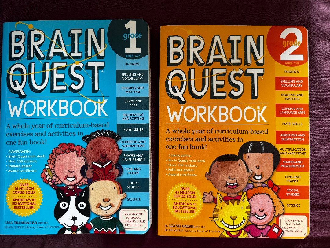 Brain Quest Grade 1 and 2, Hobbies & Toys, Books & Magazines ...