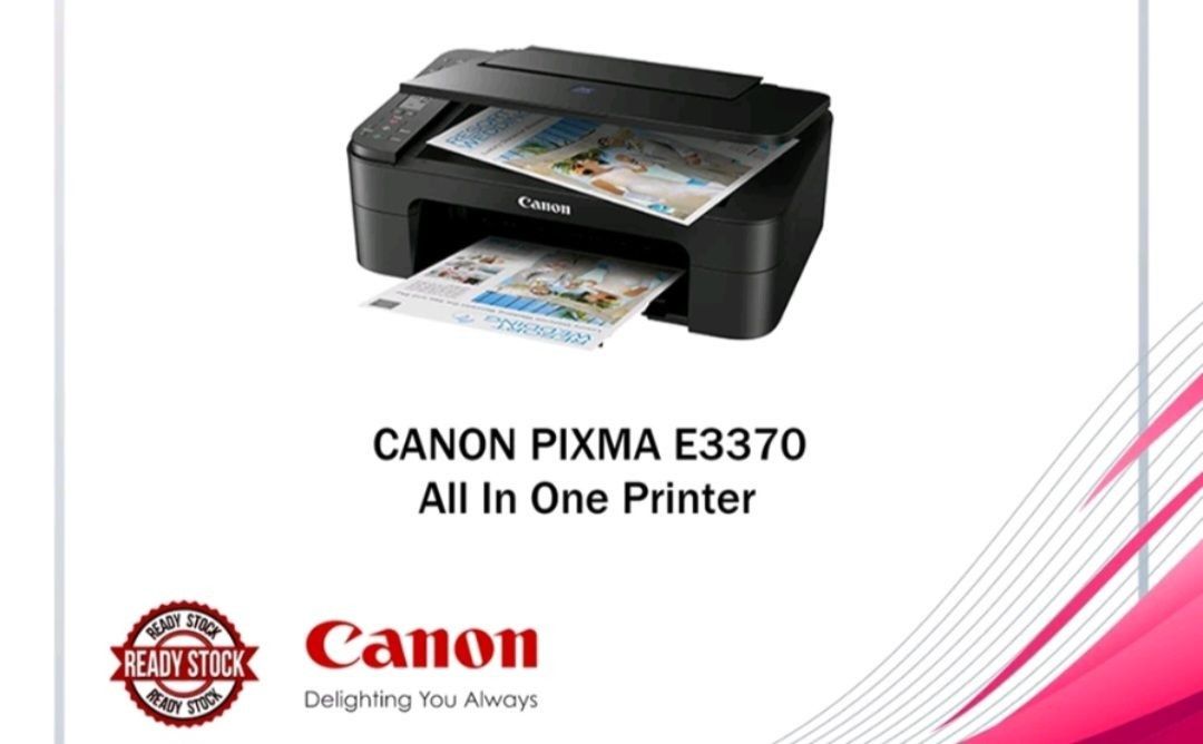 Canon Pixma E3370 Printer, Computers & Tech, Printers, Scanners ...
