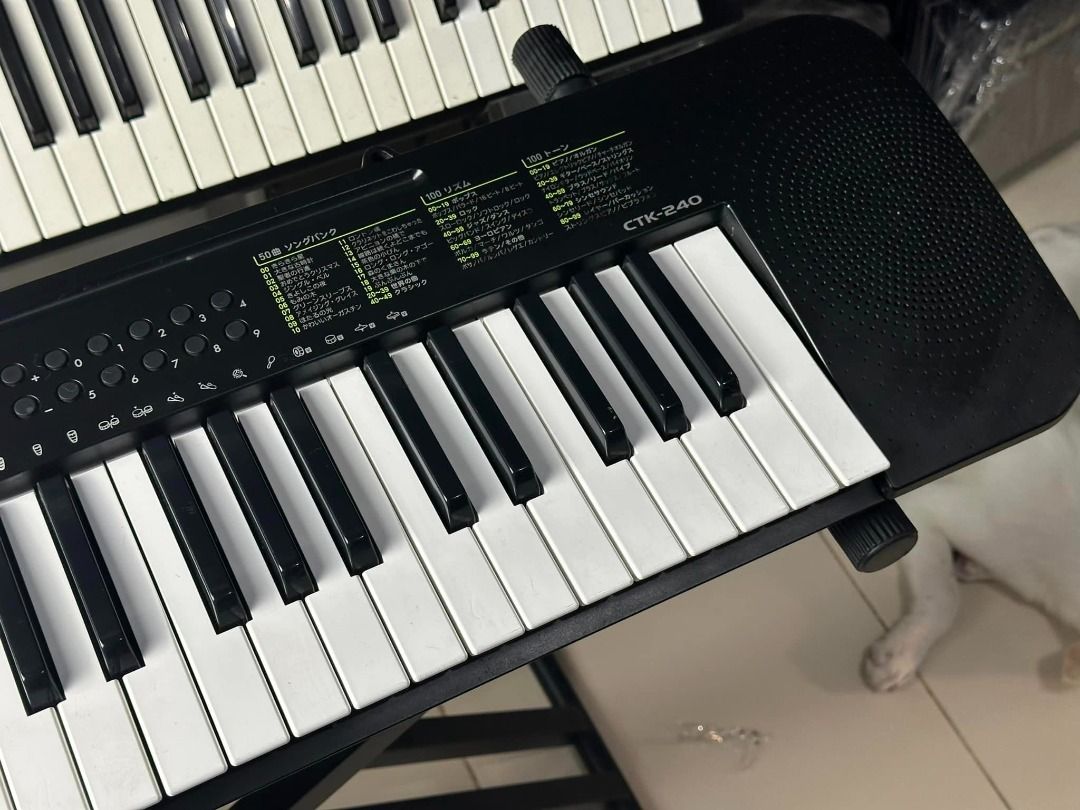 Casio CTK-240 Portable Keyboard Piano Organ with 49 Standard-Size Keys ...