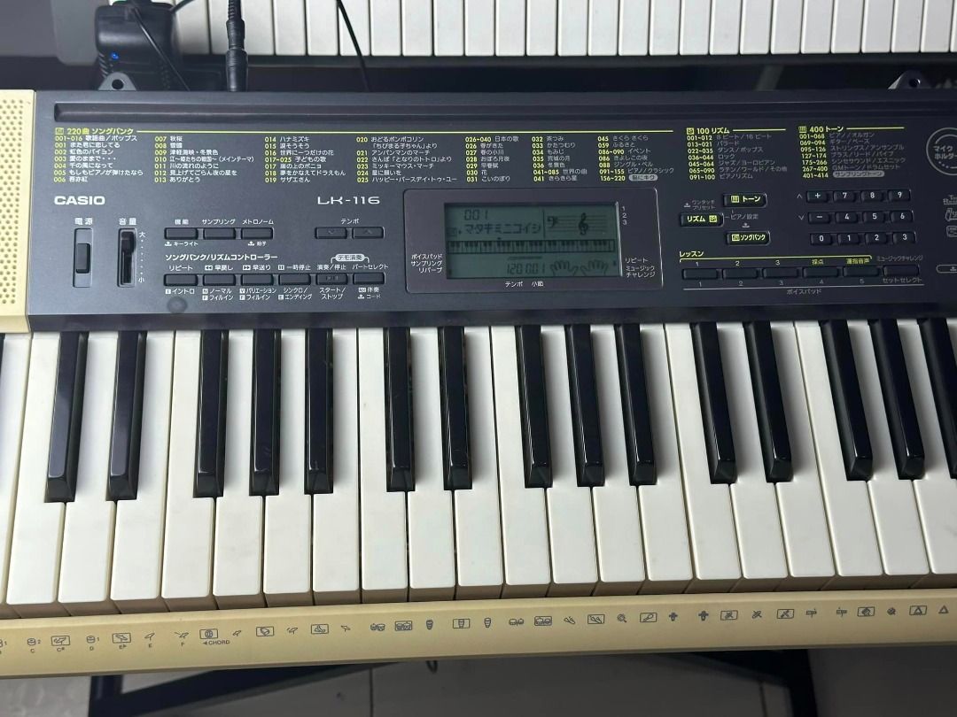 Casio LK-116 Piano Keyboard Organ 61 Keys Semi Weighted Touch Response, Hobbies & Toys, Music ...