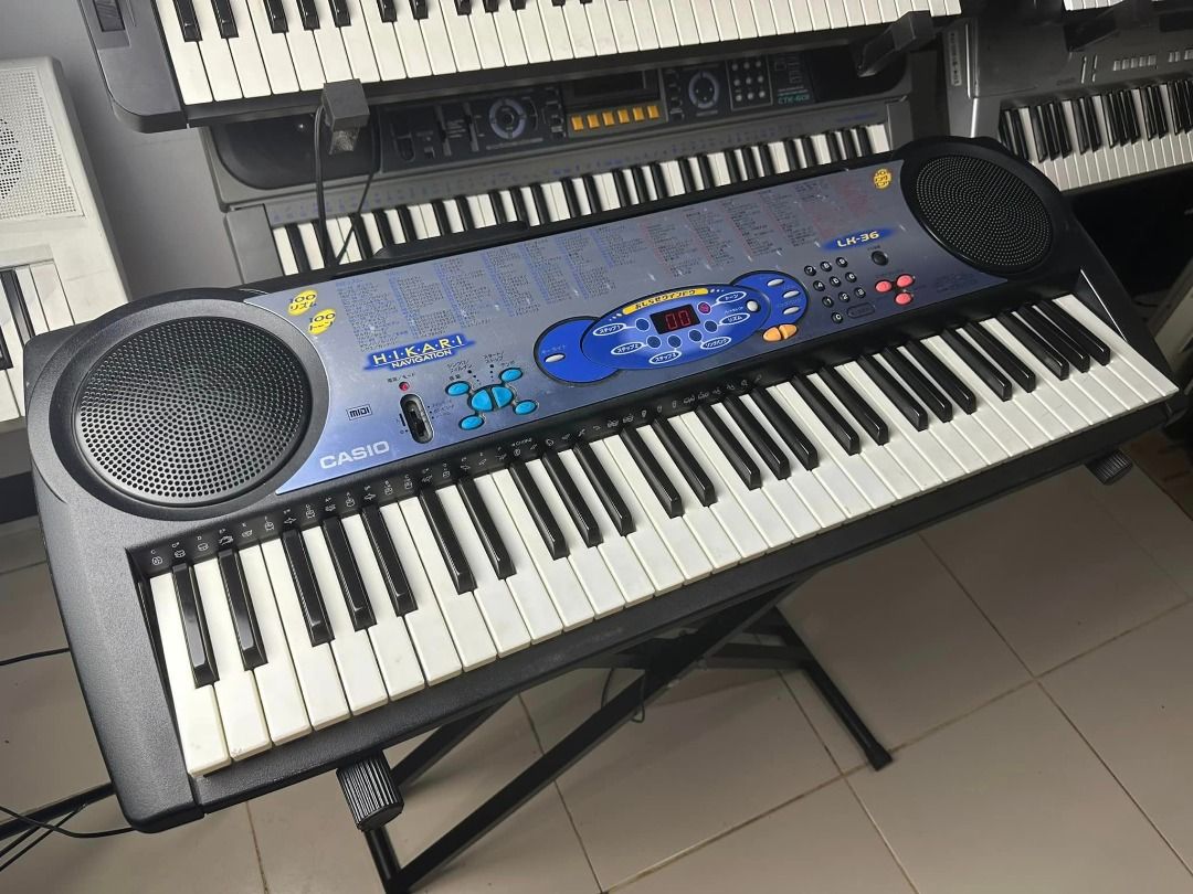 Casio LK-36 Piano Keyboard Organ 61 Keys, Hobbies & Toys, Music & Media ...