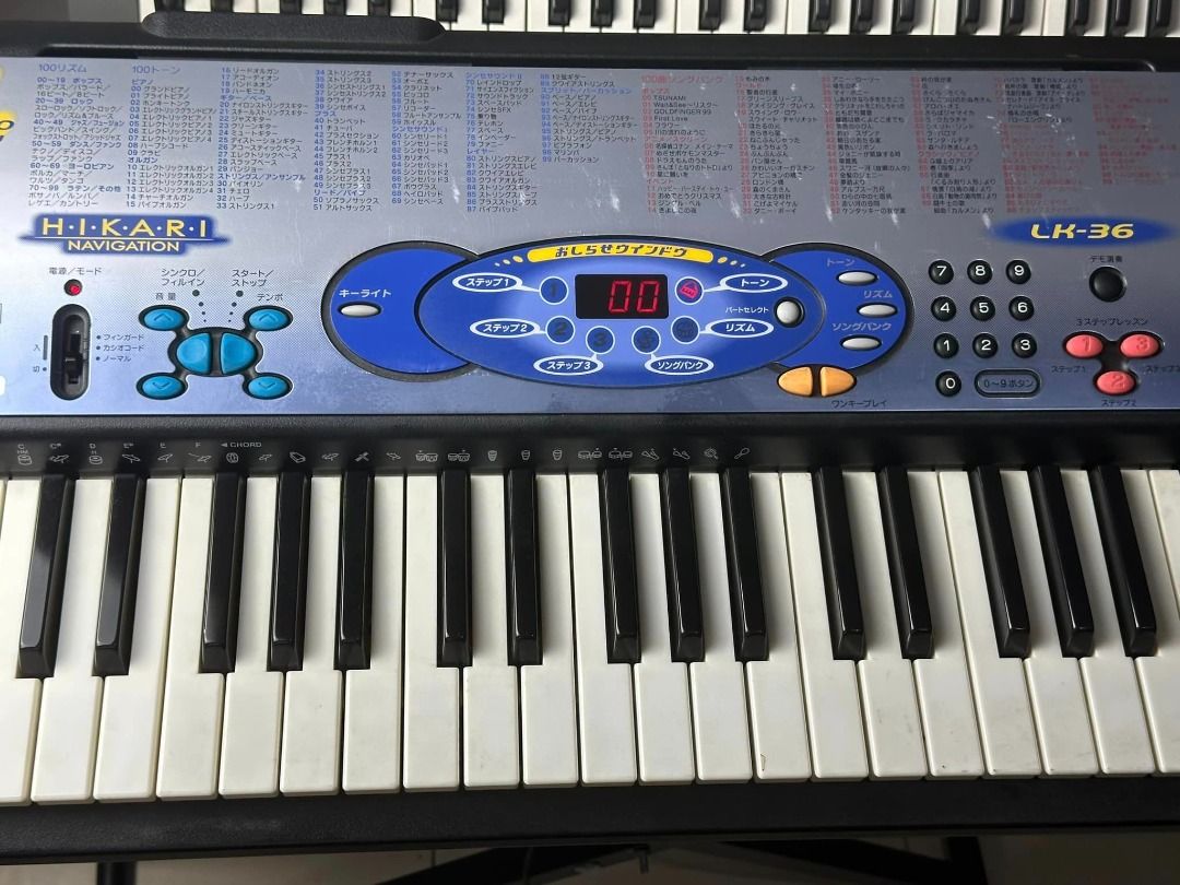 Casio LK-36 Piano Keyboard Organ 61 Keys, Hobbies & Toys, Music & Media, Musical Instruments on ...