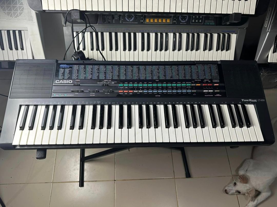 Casio Tonebank CT-650 Piano Keyboard Organ 61 Keys, Hobbies & Toys ...