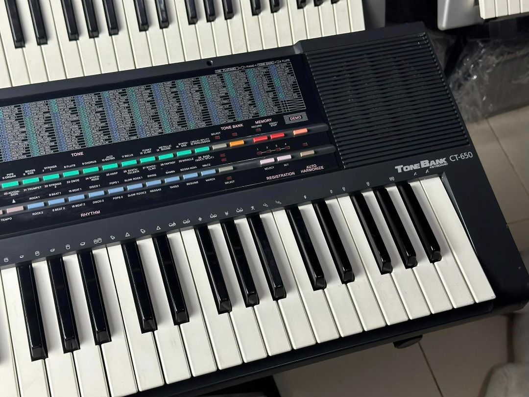 Casio Tonebank CT-650 Piano Keyboard Organ 61 Keys, Hobbies & Toys ...