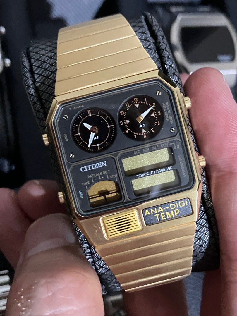 Citizen ana digi temp, Men's Fashion, Watches & Accessories, Watches on ...