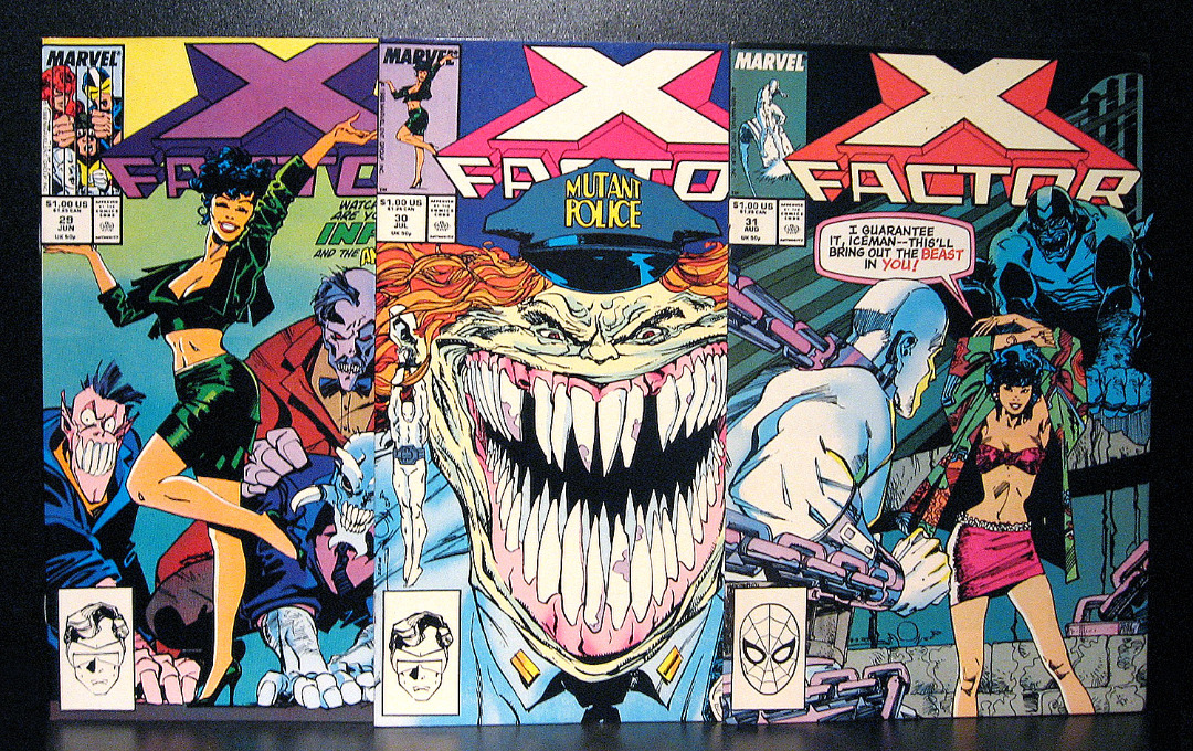 COMICS: Marvel: X-Factor #29-31 (1988), 1st Orphan-Maker cameo app/1st Nanny app, Hobbies & Toys ...