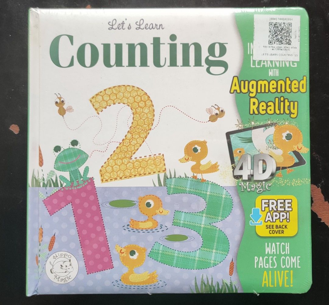 Counting 123 AR book, Buku & Alat Tulis, Buku Anak-Anak di Carousell