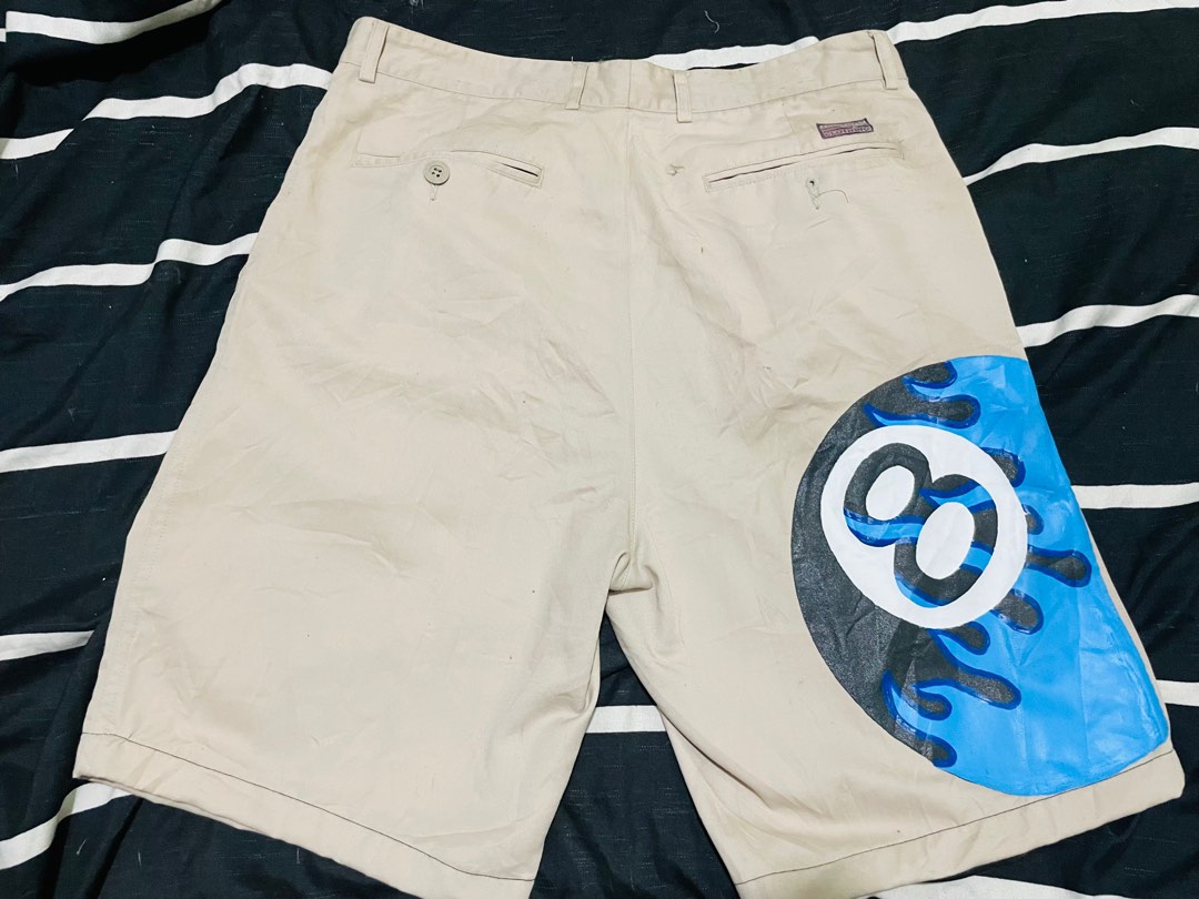 CUSTOM 8BALL JORTS (SIZE 32), Men's Fashion, Bottoms, Shorts on Carousell