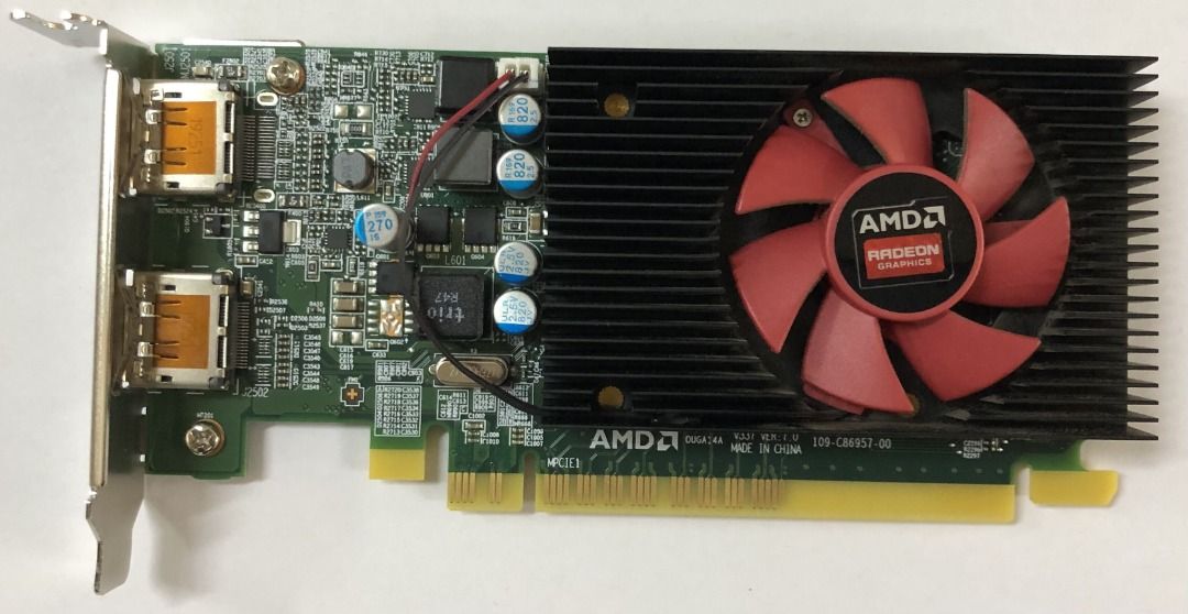 Dell AMD Radeon R5 430 2GB GDDR5 2x DP Graphics Card Low Profile SFF ...