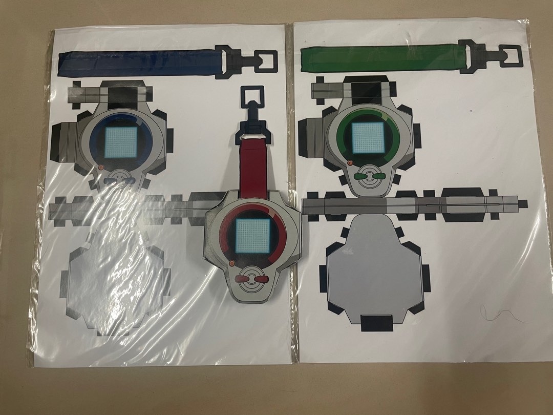 Digivice D-Ark paper craft, Hobbies & Toys, Stationery & Craft, Art ...