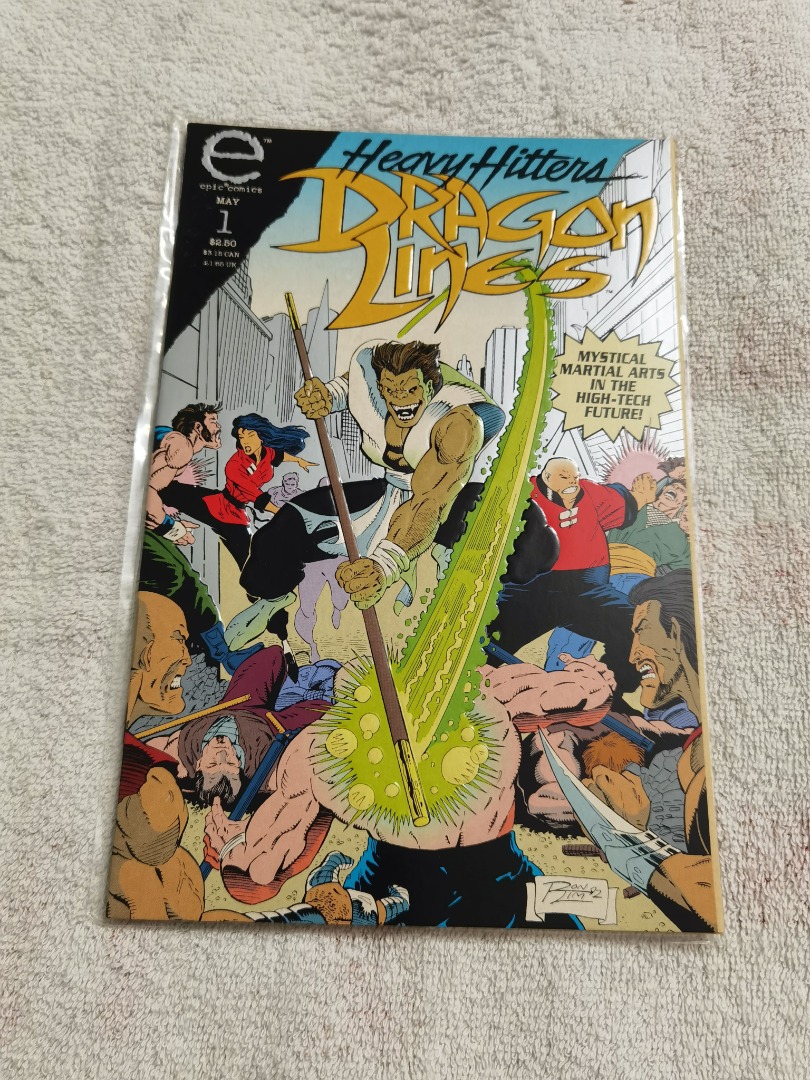 Dragon Lines (1993) issue 1. Epic Comics 'Heavy Hitters'. "Mystical ...