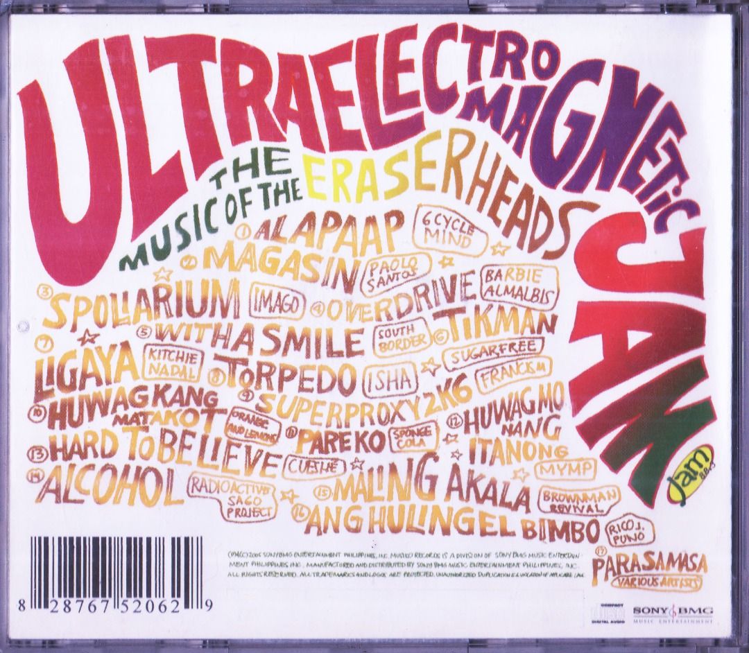 Eraserheads ~ Ultra Electro Magnetic Jam (Tribute), Hobbies & Toys ...