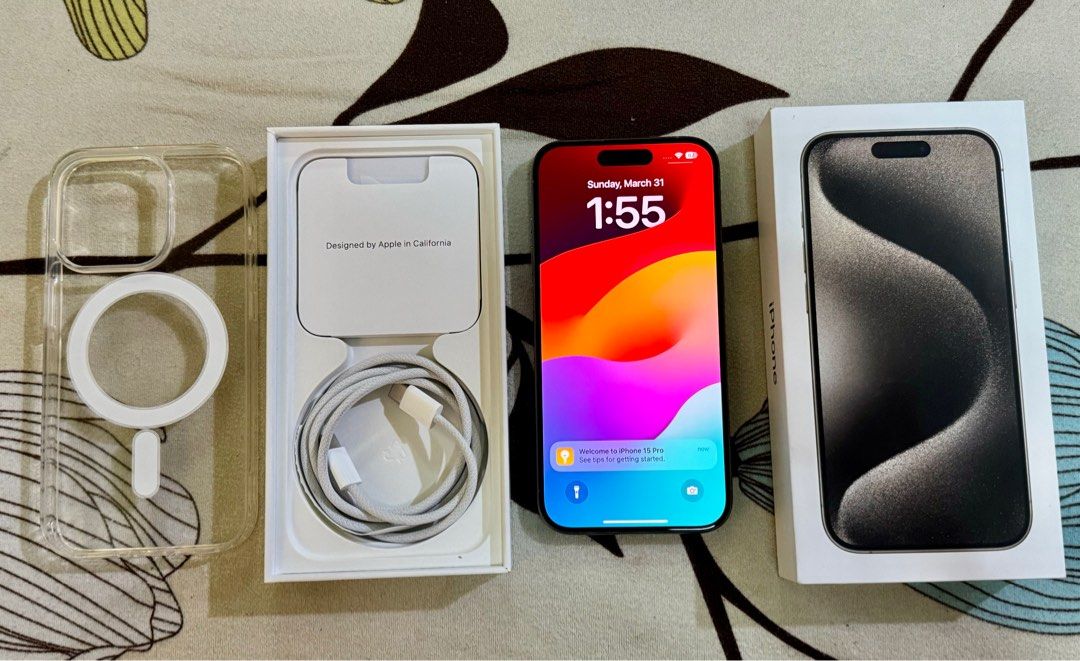 FOR SALE OR SWAP DAYS OLD iPhone 15 PRO (NOT MAX) NATURAL TITANIUM ...