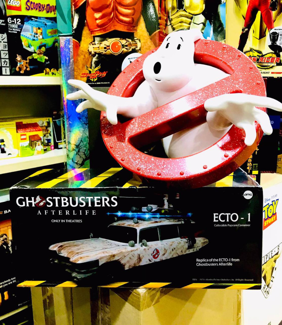 GHOSTBUSTER AFTERLIFE ECTO-1 AND GB LOGO POPCORN BUCKET CINEMA ...