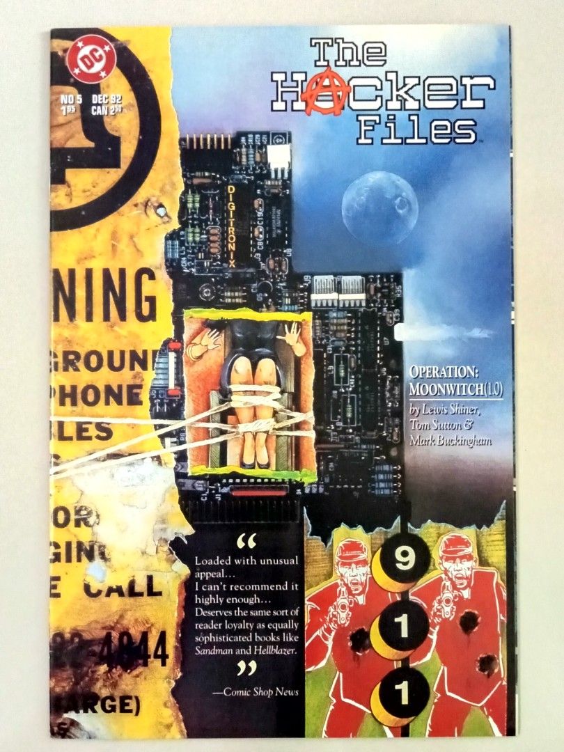 Hacker Files (1992) #5, Hobbies & Toys, Books & Magazines, Comics ...