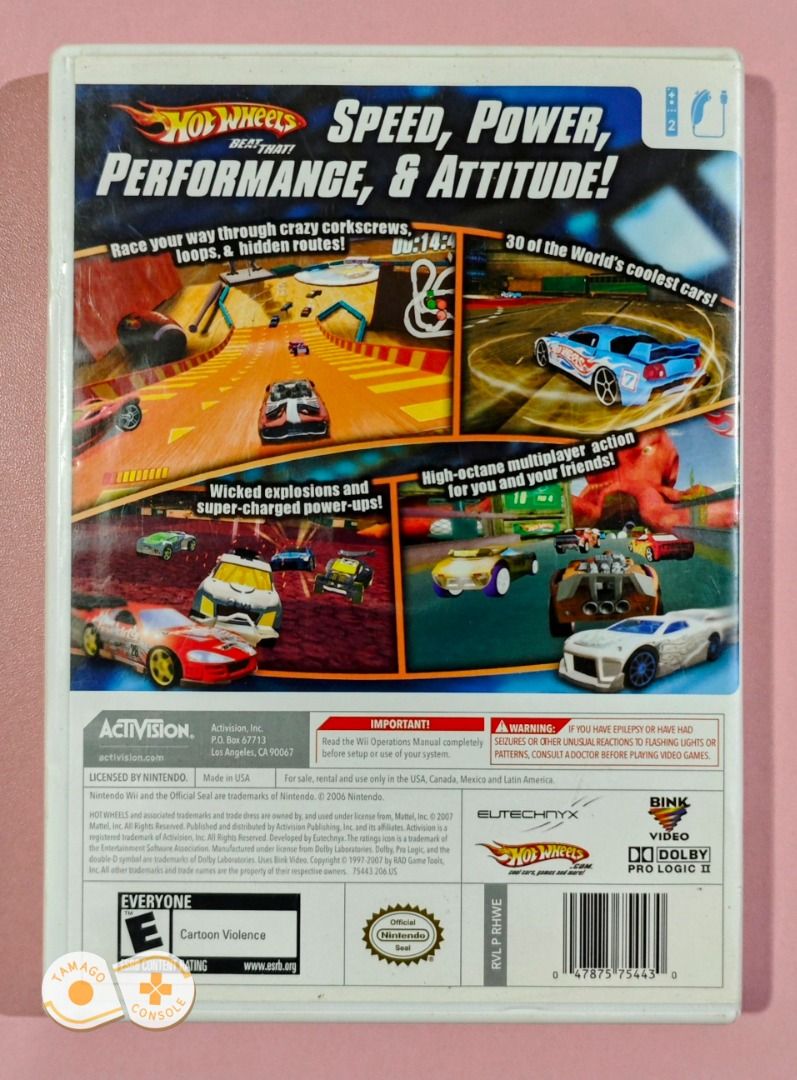 Hot Wheels Beat That - [Wii Game] [NTSC / ENGLISH Language], Video ...