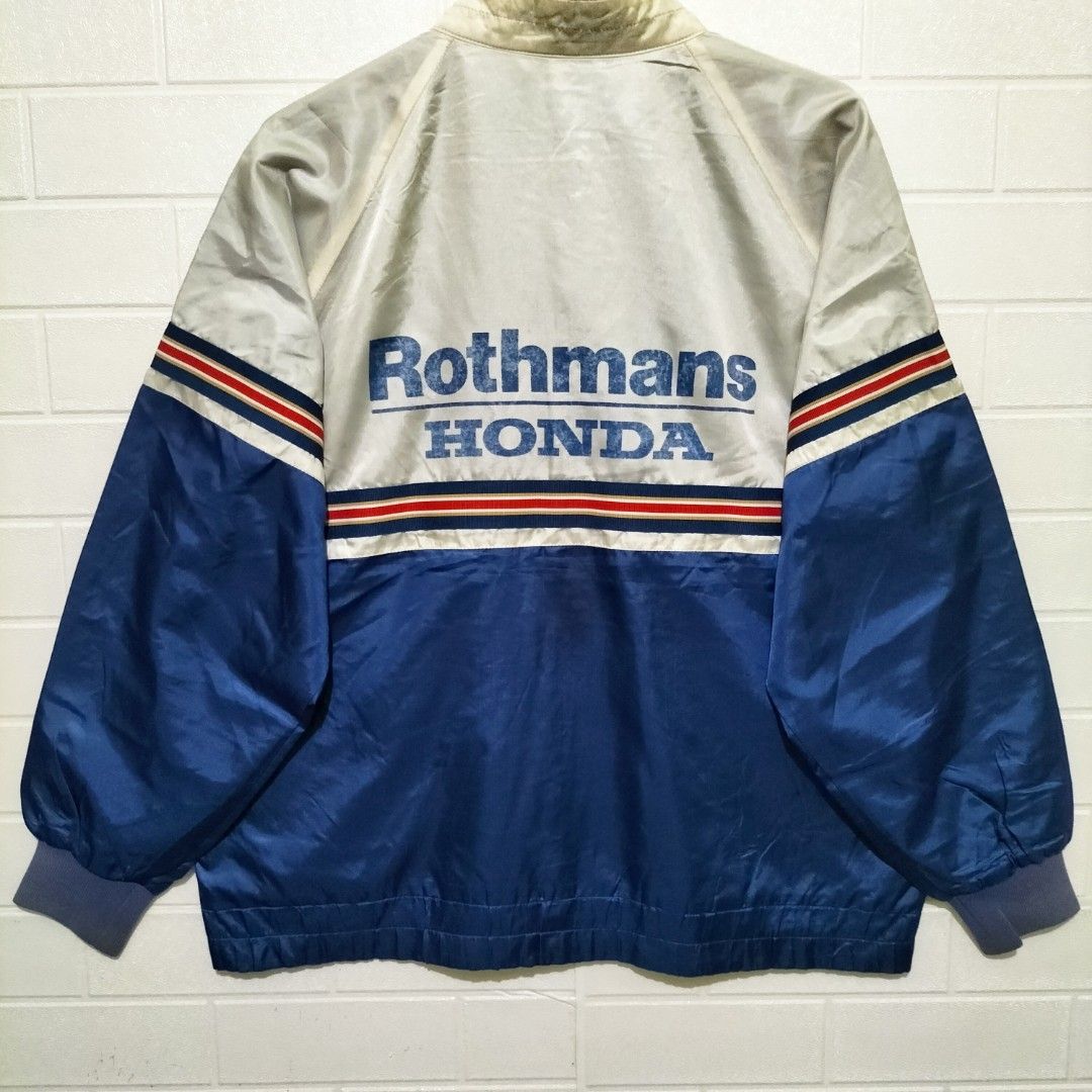 Jaket ROTHMANS HONDA, Fesyen Pria, Pakaian , Baju Luaran di Carousell