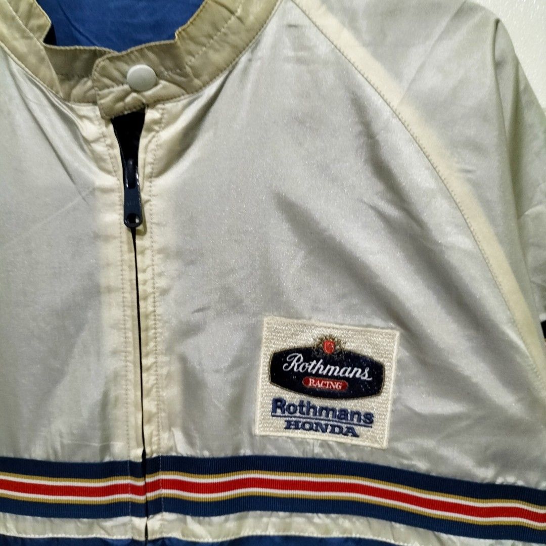 Jaket ROTHMANS HONDA, Fesyen Pria, Pakaian , Baju Luaran di Carousell