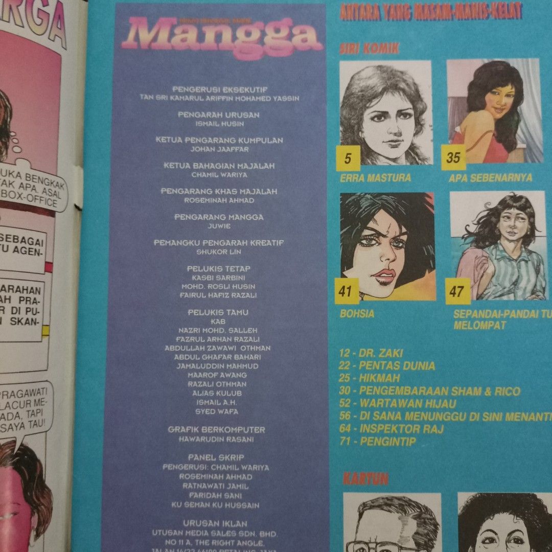 Komik Mangga (No.1), Hobbies & Toys, Books & Magazines, Comics & Manga ...
