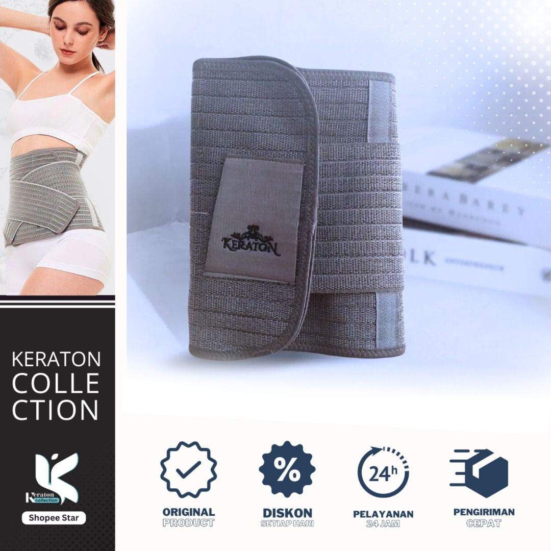 Korset Nano Bamboo Pelangsing Perut Buncit Pasca Lahiran Caesar/Normal ...