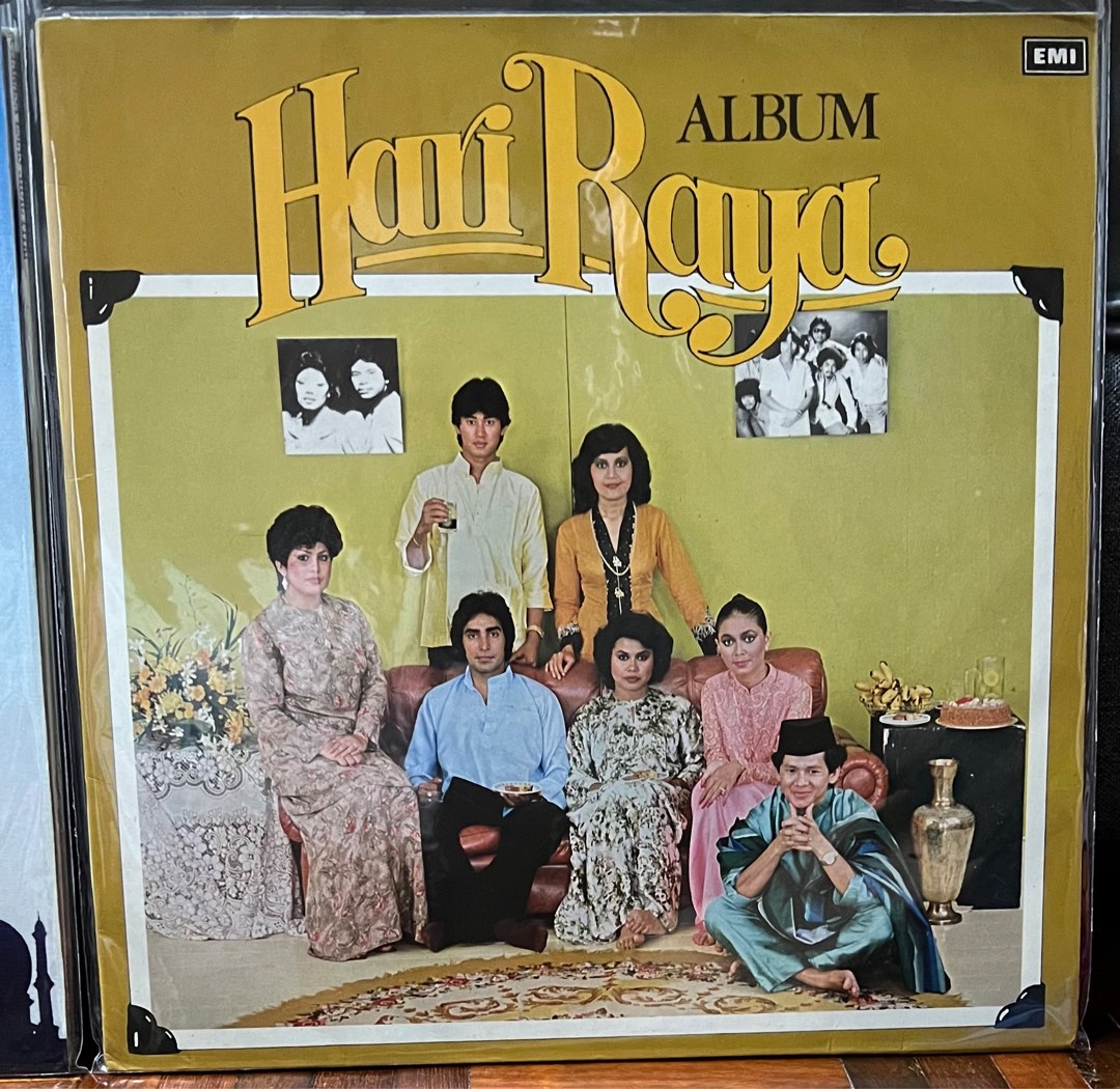 LP Raya Album Hari Raya piring hitam Sudirman Sharifah Aini ...