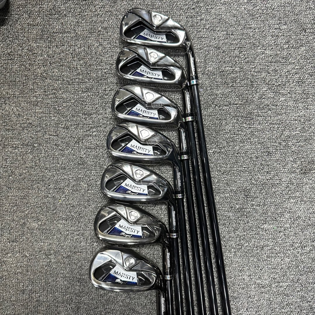 Maruman Majesty Royal Golf Iron Set | #5-PW | 7 pieces | Strong Regular Graphite Shaft | RARE ...
