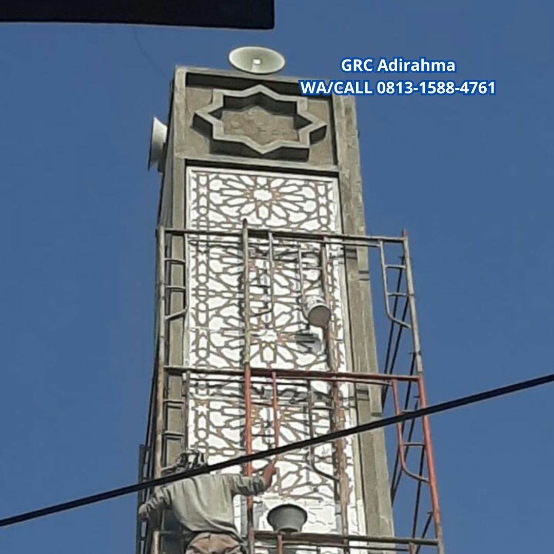 menara grc rangka menara grc contoh menara grc gambar menara masjid grc ...