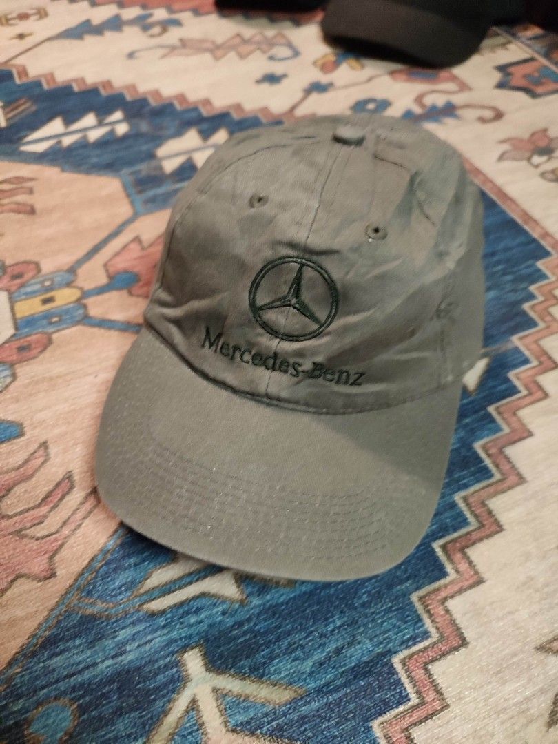 Vintage Mercedes Benz Logo Cap, Men's Fashion, Watches & Accessories ...