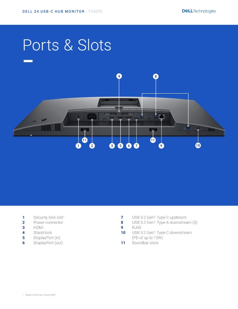 [NEW ARRIVAL] Dell P2425E 24" USB-C® Hub Monitor, Computers & Tech ...