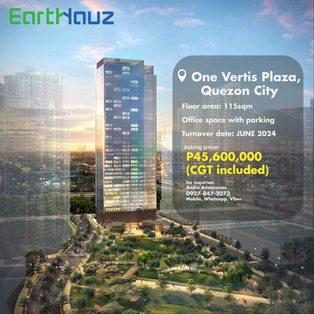 Office space in One Vertis Plaza, Vertis North Quezon City FOR SALE ...